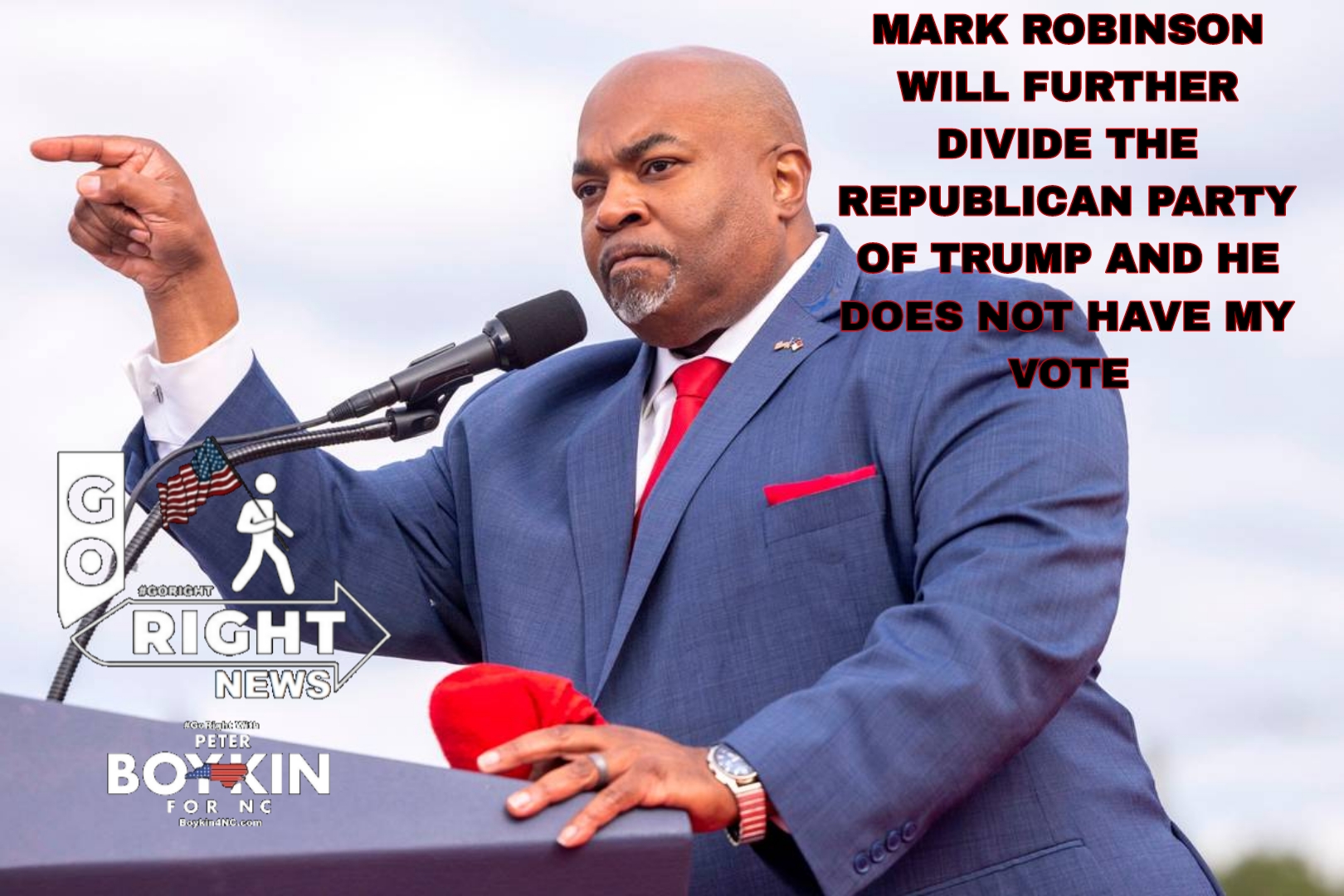 MARK ROBINSON IS A DANGER TO THE REPUBLICAN PARTY AND WILL DESTROY ...