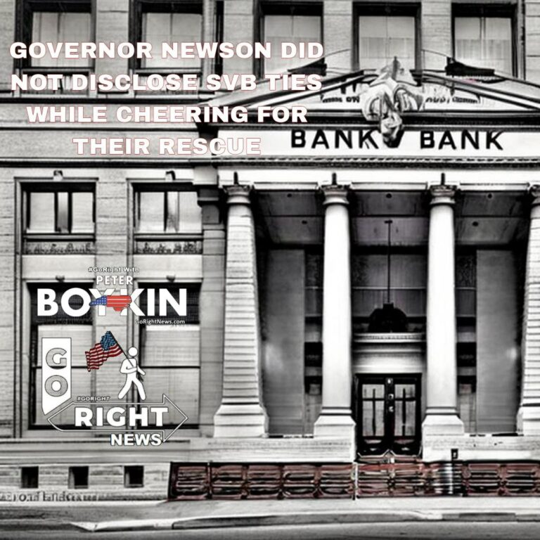 GOVERNOR NEWSON DID NOT DISCLOSE SVB TIES WHILE CHEERING FOR THEIR ...