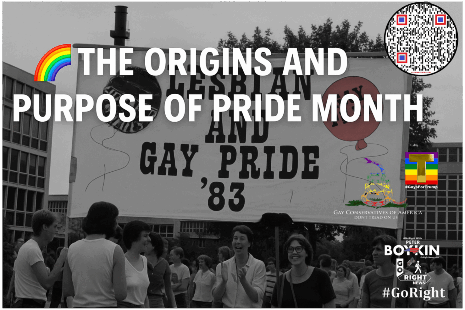 🌈 The Origins and Purpose of Pride Month - Go Right News